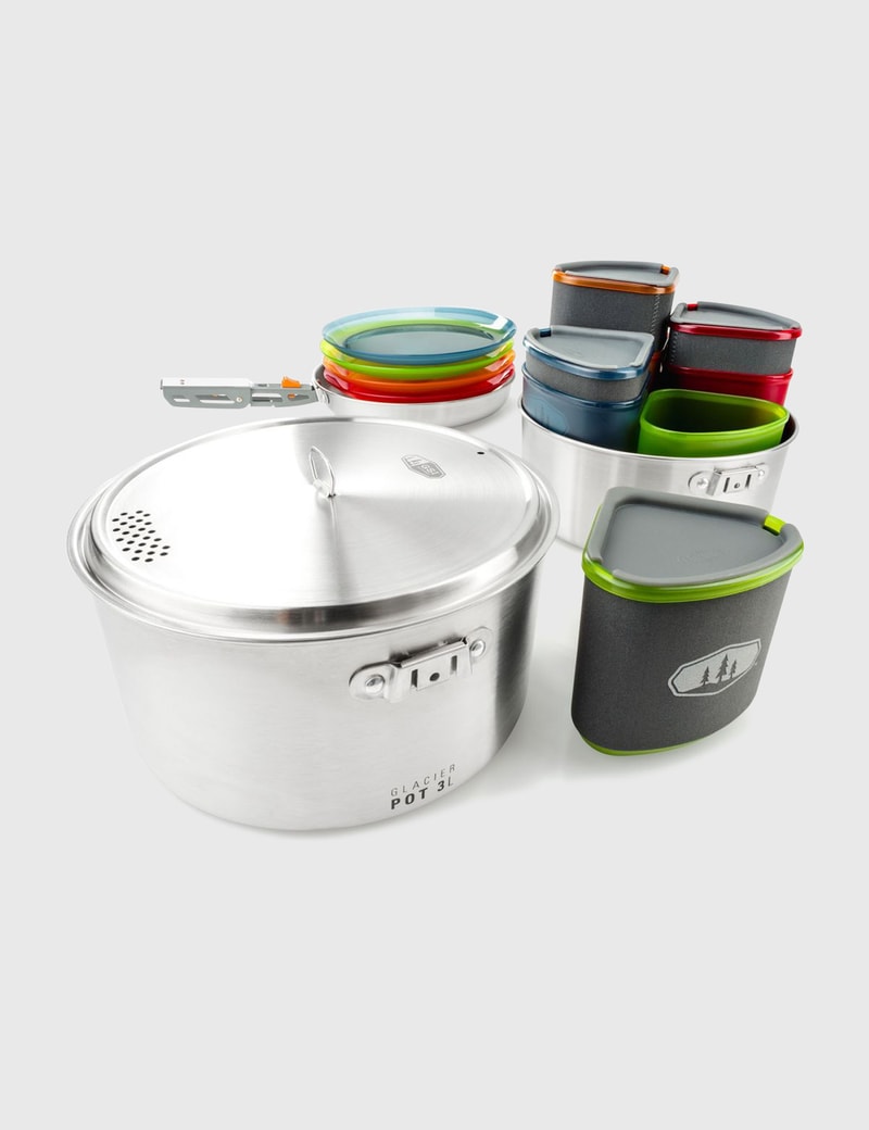 GSI Outdoors - Glacier Stainless Camper Cook Set | HBX