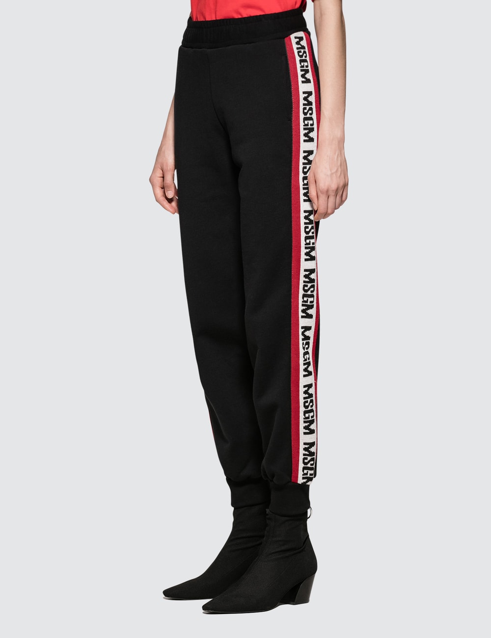 MSGM - Knit Logo Band Jogging Pants | HBX