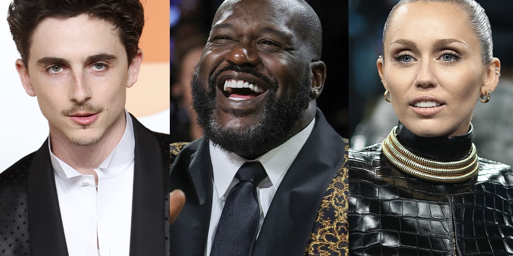 Timothée Chalamet, Shaquille O'Neal, Miley Cyrus e mais receberão ...