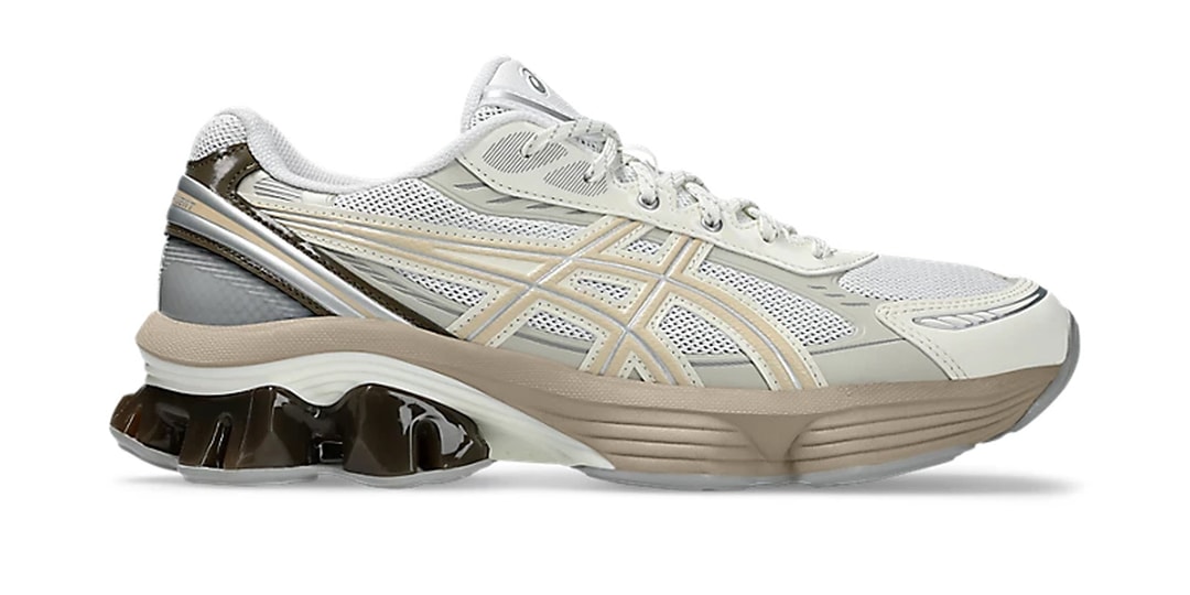 Primeiras imagens oficiais ASICS GEL-KINETIC Fluent "White Marzipan ...