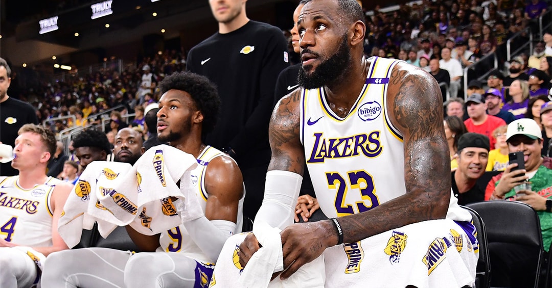 LeBron James 和 Bronny James 成為 NBA 歷史首度父子同台 | Hypebeast