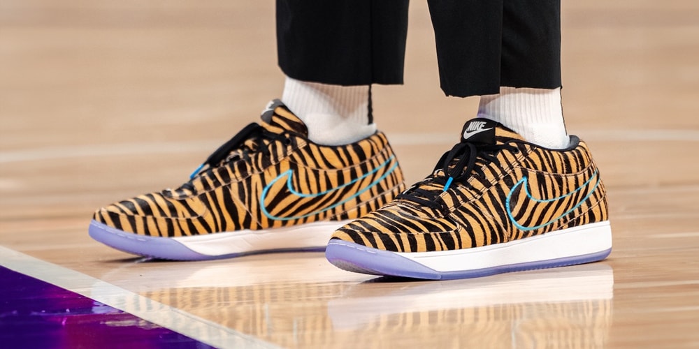 野性虎紋！Devin Booker 著用 Nike Book 1 全新 PE 配色「Son of Moss Point」 | Hypebeast