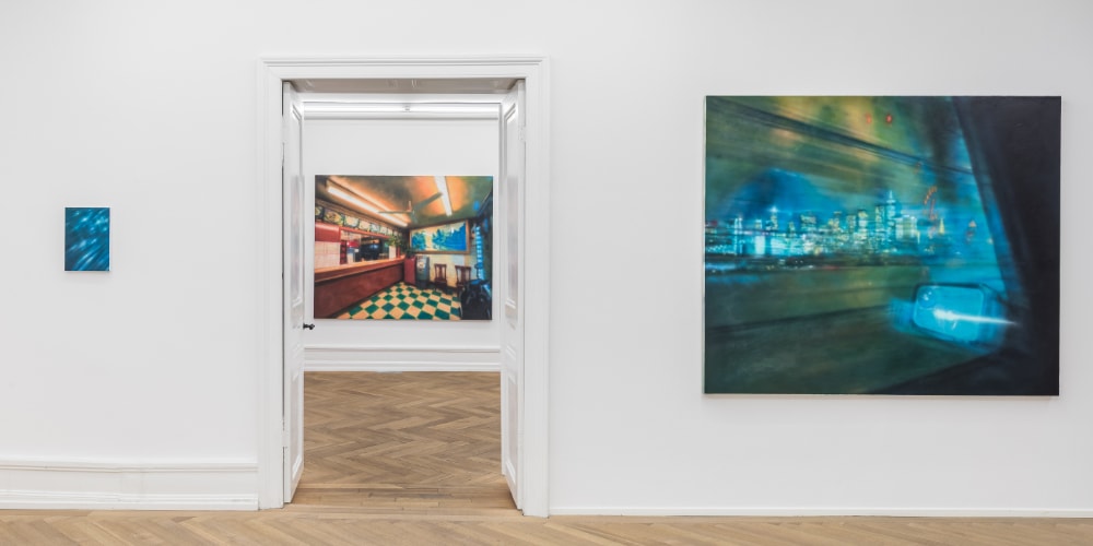 Leon Xu《Afterglow》蘇黎世開展：以氣筆描繪記憶失衡的夜色瞬間 | Hypebeast