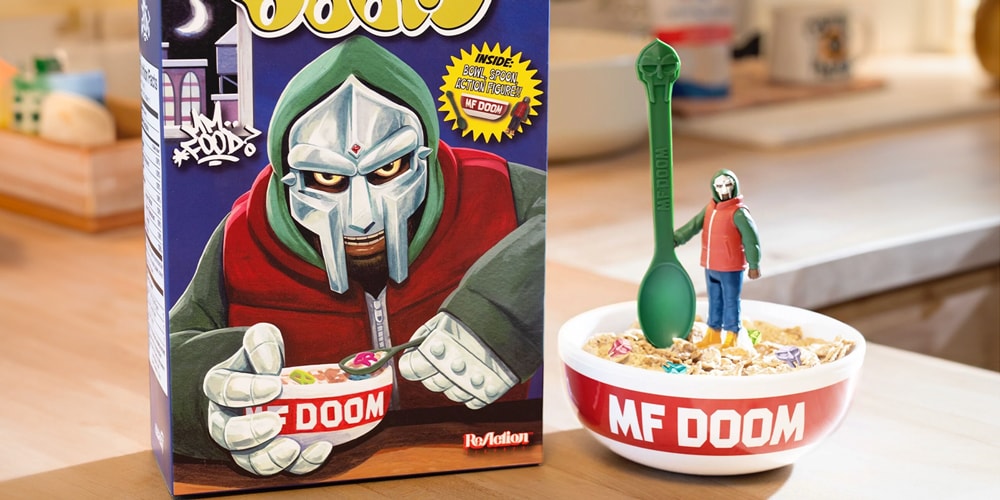 MF DOOM x Super7 ReAction Figure Cereal Bowl Set Release Info | Hypebeast