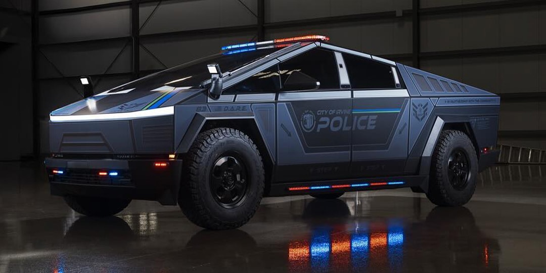 California Police First Tesla Cybertruck Patrol Car | Hypebeast