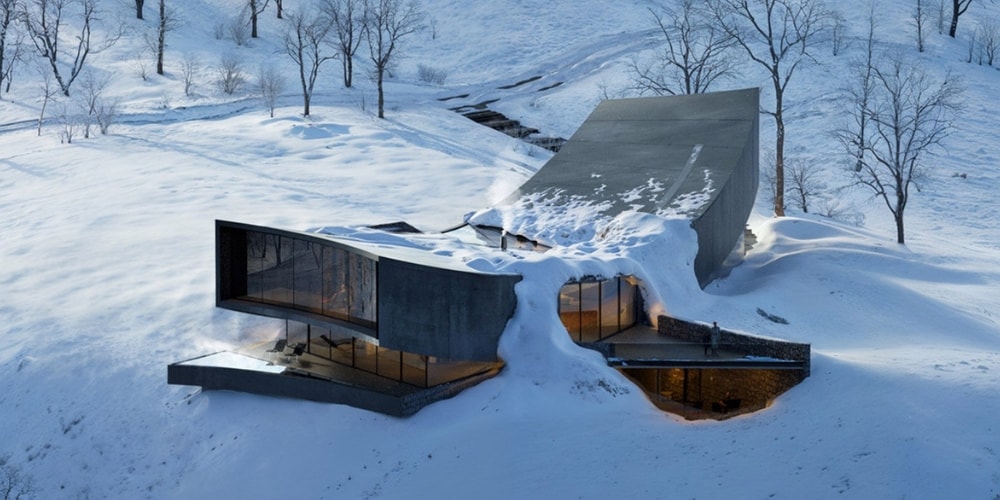 NOT A HOTEL RUSUTSU by Snøhetta Hokkaido Opening | Hypebeast