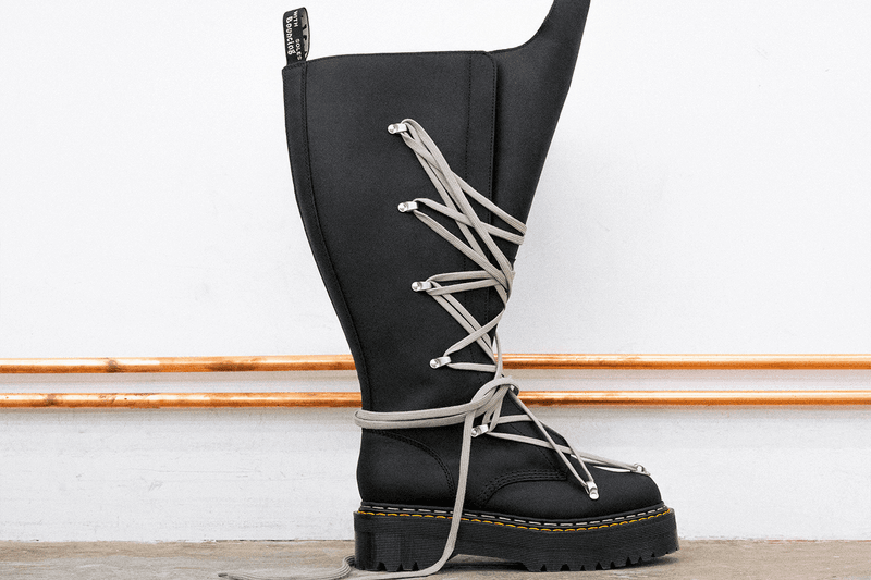 Rick Owens x Dr. Martens Quad Boot Collaboration | Hypebeast