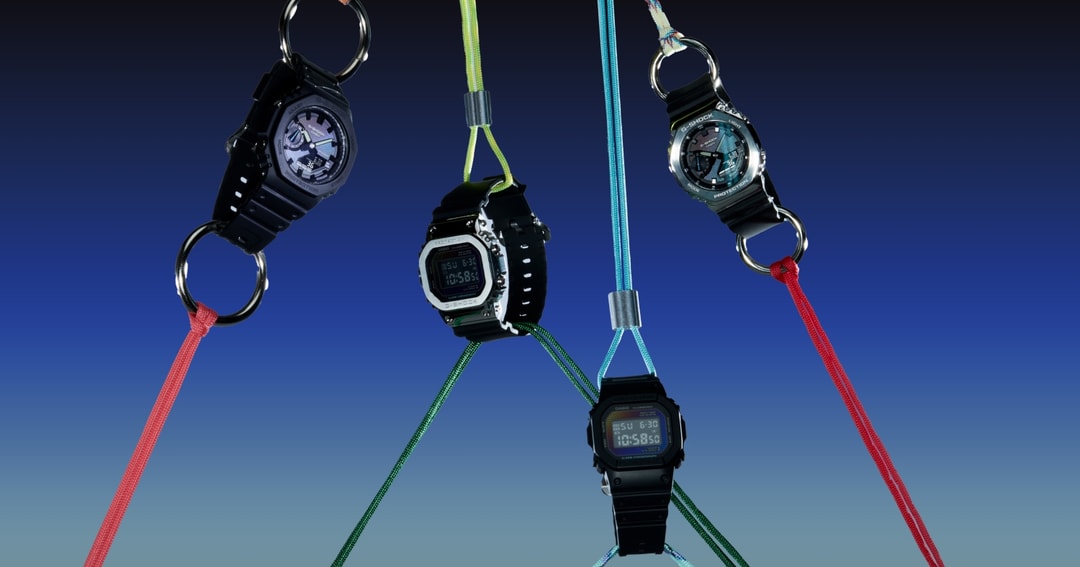 지샥의 DW-5600 & GA-2100, 무지개빛으로 변신하다 - Kollo