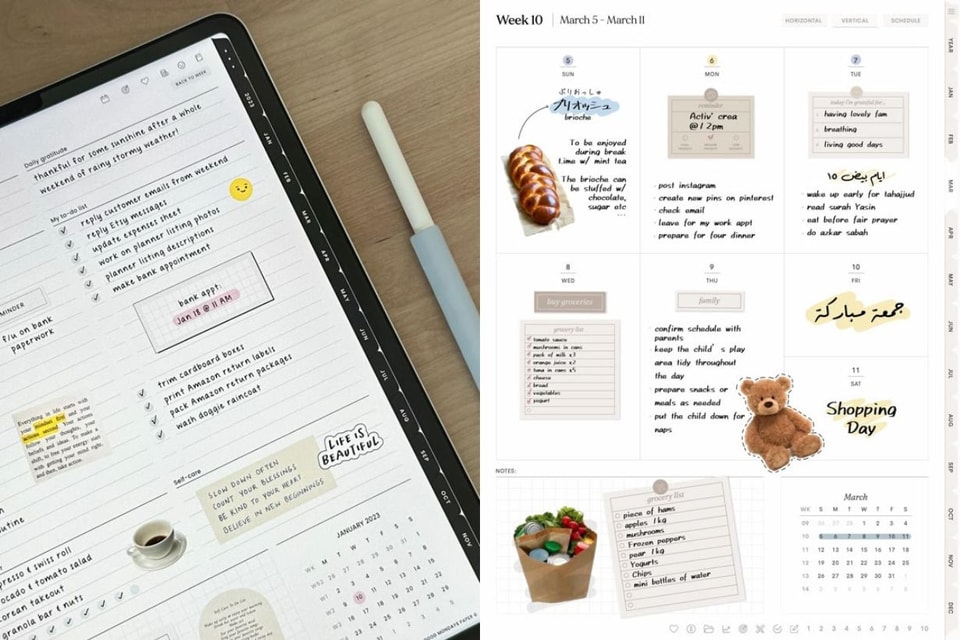 2025 電子手帳推薦：品味女生都在用，找到屬於你的風格記錄每一個生活時刻吧！ - POPBEE