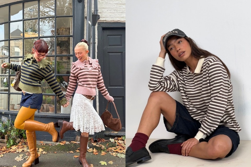 誰也沒想到！「間條」圖案居然重新流行起來，更稱霸不少時尚女生的衣櫃 - POPBEE