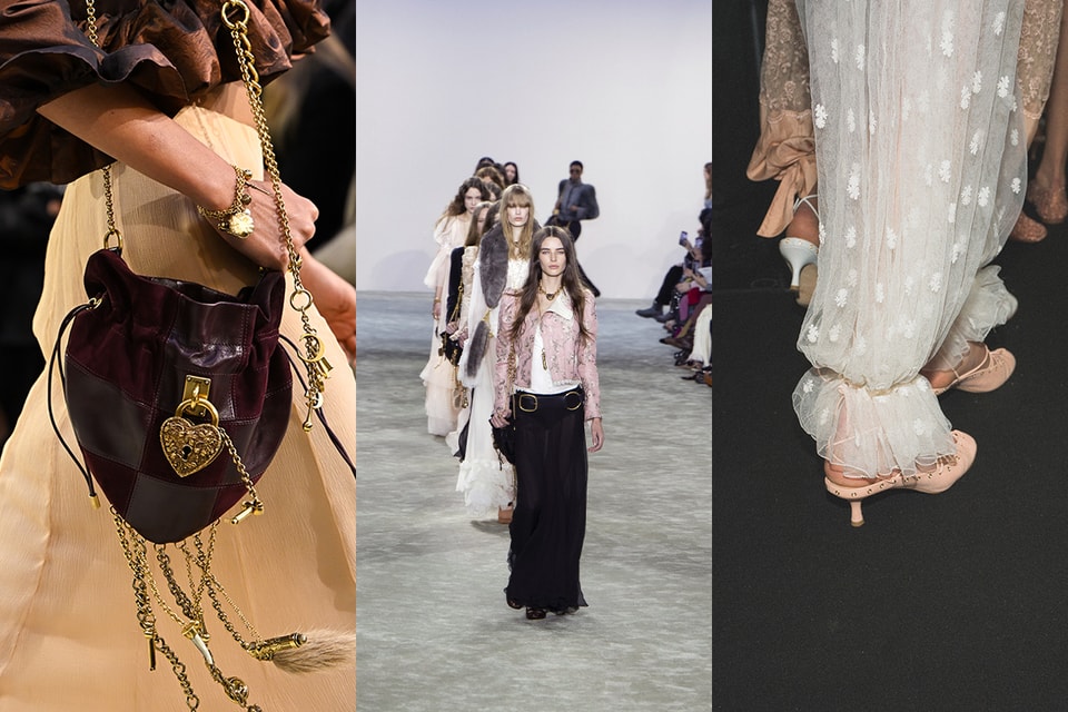 #PFW：70 年代嬉皮率性、迷人 Vintage 雕花... 2025 秋冬系列對 Chloé 從容浪漫上了癮！ - POPBEE
