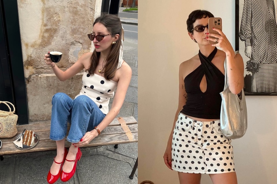 2025 波點穿搭：今夏最流行，滿滿的法式鬆弛感很難不愛！ - POPBEE