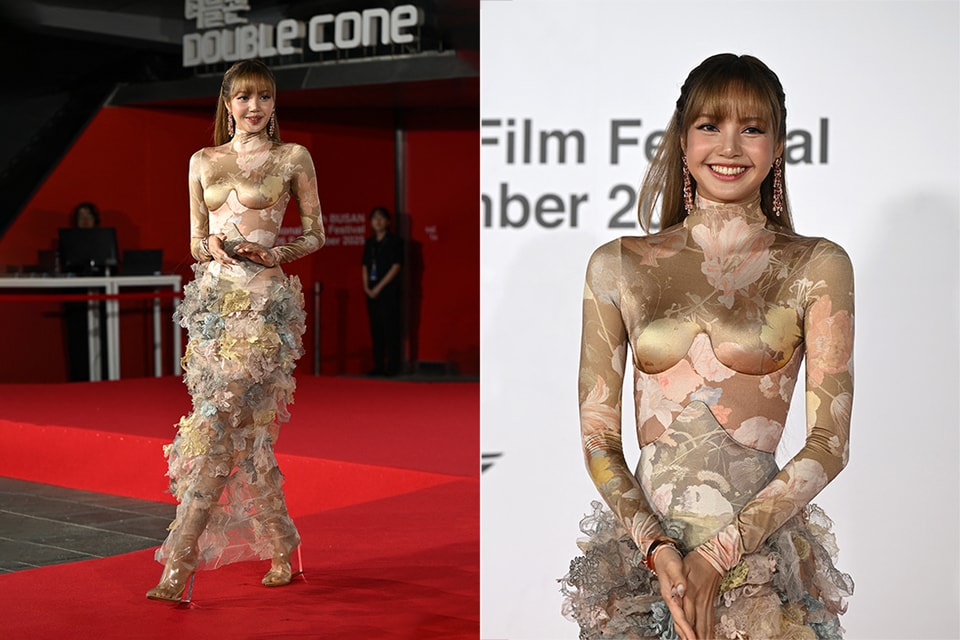 釜山影展神秘嘉賓：演員 Lisa 穿上 Maison Margiela 高訂禮服... 再次殺光紅毯底片！ - POPBEE