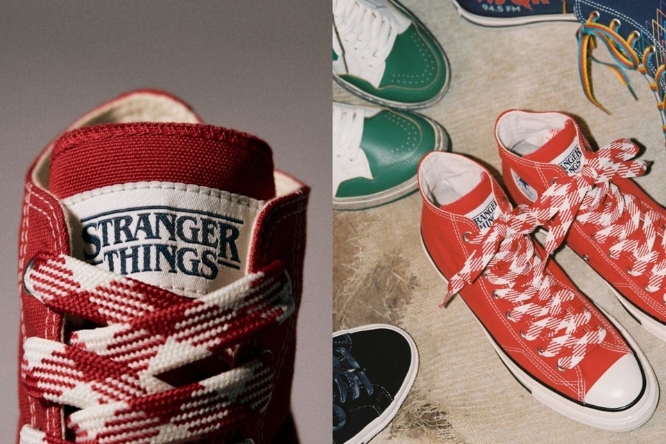 日本 Converse 與 Stranger Things 5 聯名，主角群名字就藏在細節裡！ - POPBEE