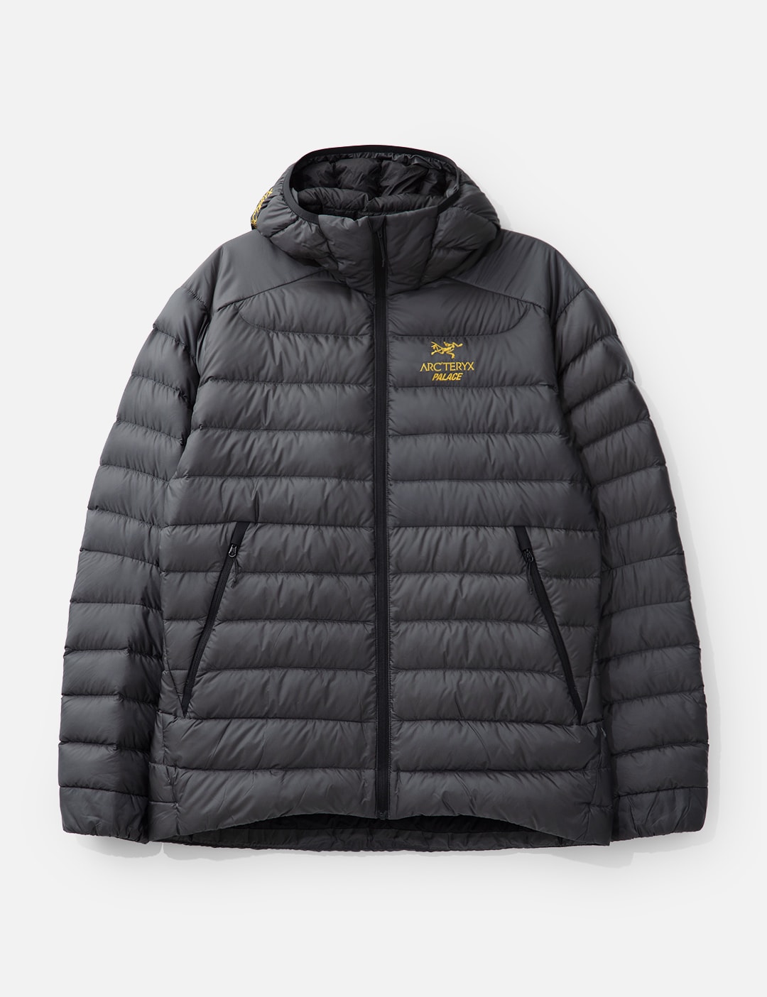 PALACE Arc'teryx Cerium IT Hoodie - Grey down-insulated technical ...