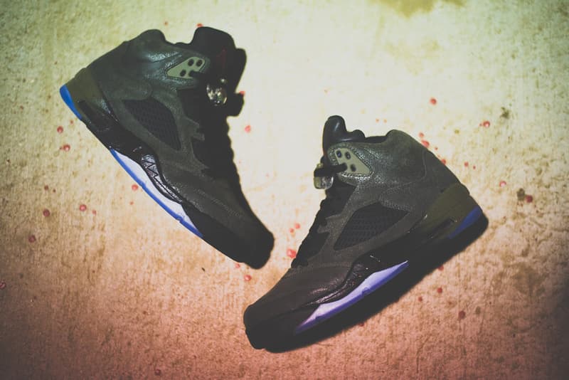 A Closer Look at the Air Jordan 5 Retro "Fear" | Hypebeast