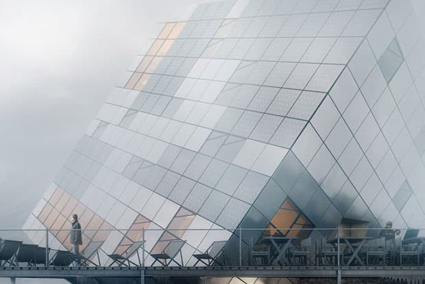 Atelier 8000 Envisions Surrealist Cube House as Mountain Retreat ...