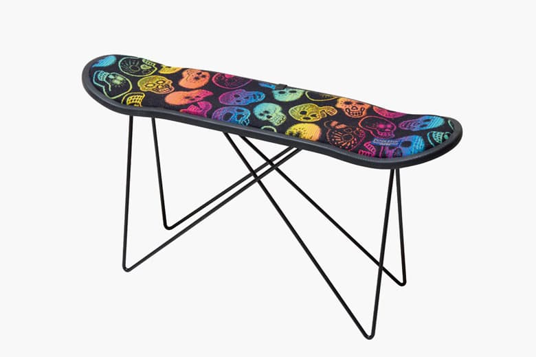 MADE BY SEVEN-Reuse- x Pendleton Skate Deck Stools | Hypebeast