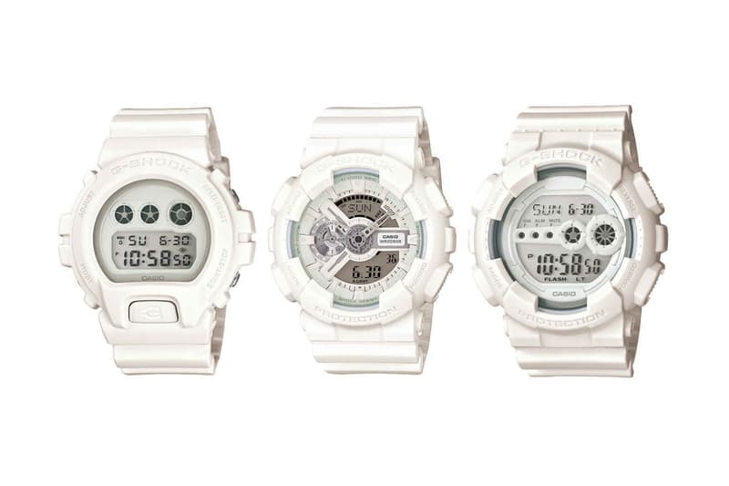 Casio G Shock Trend White Collection | HYPEBEAST