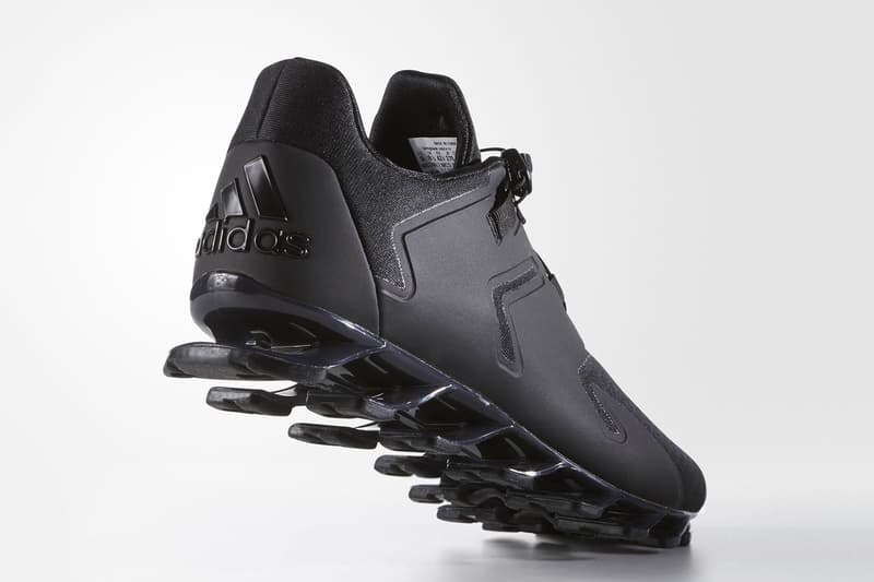 adidas Springblade Solyce Triple Black Sneaker | Hypebeast