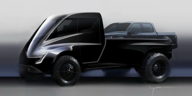 Tesla Reveals Electric Pickup Truck Rendering | HYPEBEAST