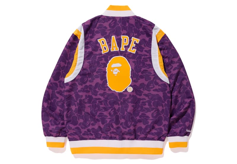 BAPE Releases NBA Collection With Mitchell & Ness and Spalding | Hypebeast