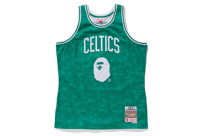 BAPE Releases NBA Collection With Mitchell & Ness and Spalding | Hypebeast