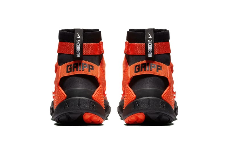 Nike Air Huarache Gripp "Black/Team Orange" Release | Hypebeast