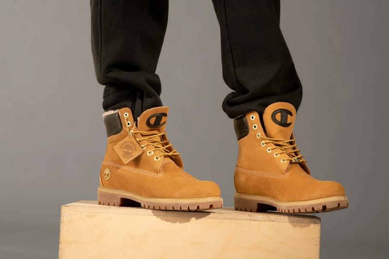 Champion x Timberland 6" Boot Collab Teaser | HYPEBEAST