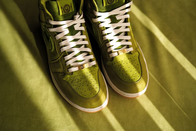 Custom Air Jordan 1 Evokes the Art of Matcha | HYPEBEAST