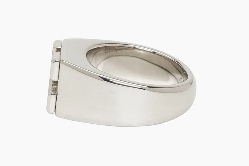 Off White Arrow Logo "Gold/Silver" Ring Release | HYPEBEAST DROPS