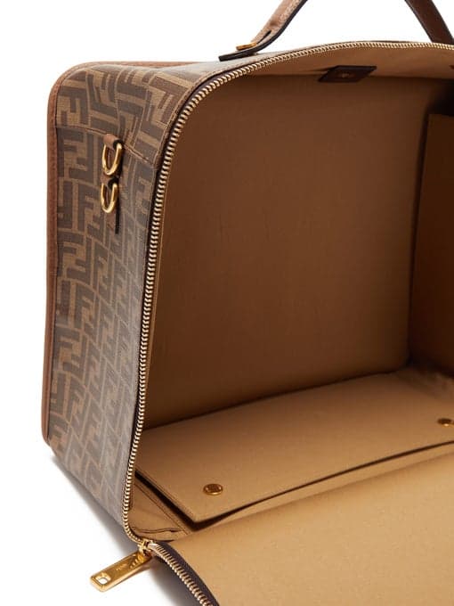Fendi FF Monogram Coated-canvas Suitcase Release | HYPEBEAST DROPS