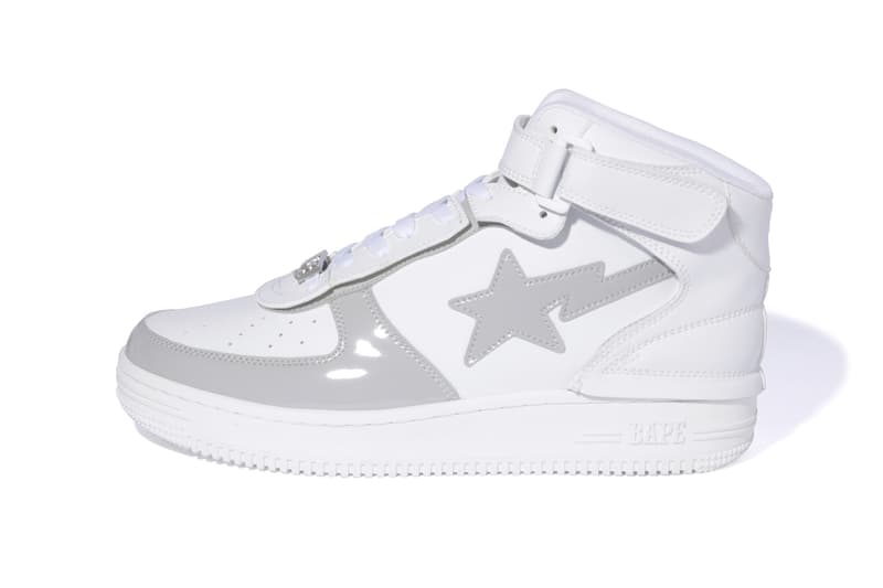 BAPE STA Mids "Black"/ "White" Sneaker Release | HYPEBEAST DROPS