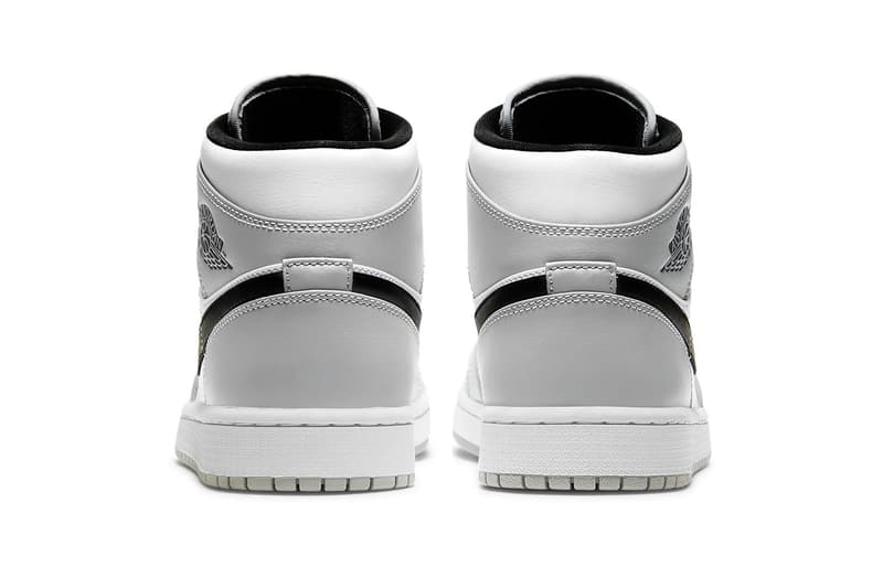 Air Jordan 1 Mid "Light Ash/White/Black" Release | HYPEBEAST
