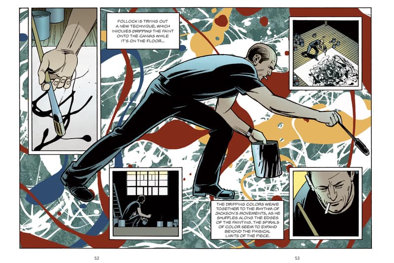 Jackson Pollock Graphic Novel Laurence King Info | HYPEBEAST