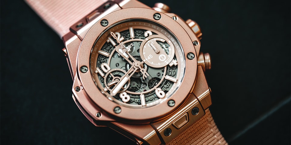 Garage Italia x Hublot Millennial Pink Big Bang Chronograph | HYPEBEAST