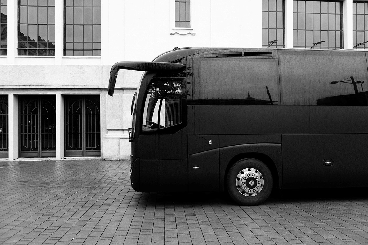 Moncler x Rick Owens Collaboration Tour Bus Milan | HYPEBEAST