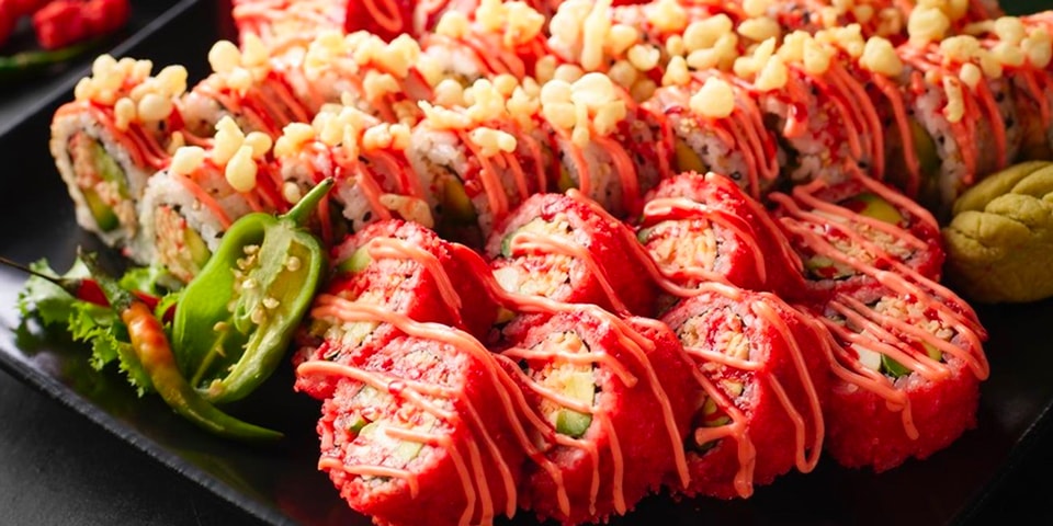 Hissho Sushi Flamin' Hot Cheetos Sushi Roll Release | Hypebeast