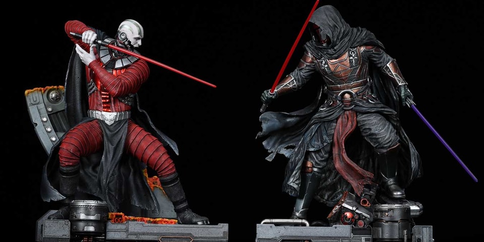 XM Studios 'Star Wars' Darth Malak & Revan Statue Set | Hypebeast
