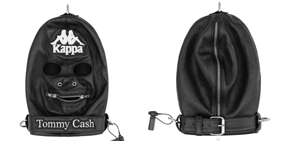 Kappa Tommy Cash Leather Gimp Mask release | Hypebeast