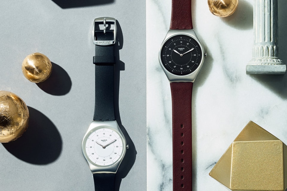 Swatch 推出首个超薄金属腕表系列「SKIN Irony」 | HYPEBEAST