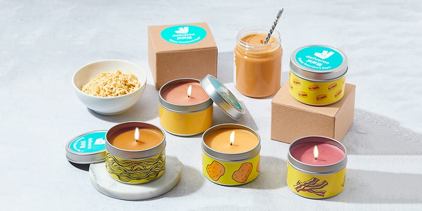 Deliveroo HK Food-Scented Candles Valentine's Day | Hypebae