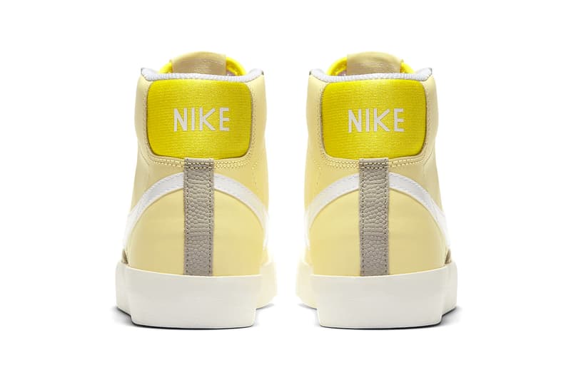 Nike Blazer Mid '77 Pastel Yellow/White Release | HYPEBAE