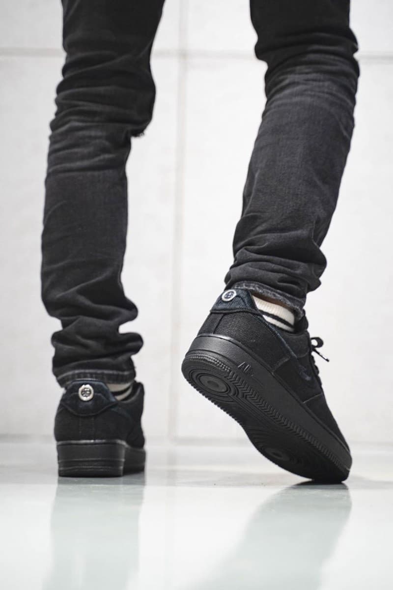 Stussy x Nike Air Force 1 "Fossil Stone" "Black" | HYPEBAE