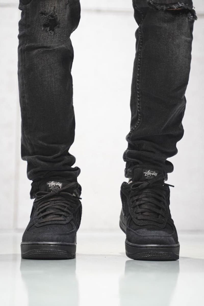 Stussy x Nike Air Force 1 "Fossil Stone" "Black" | HYPEBAE