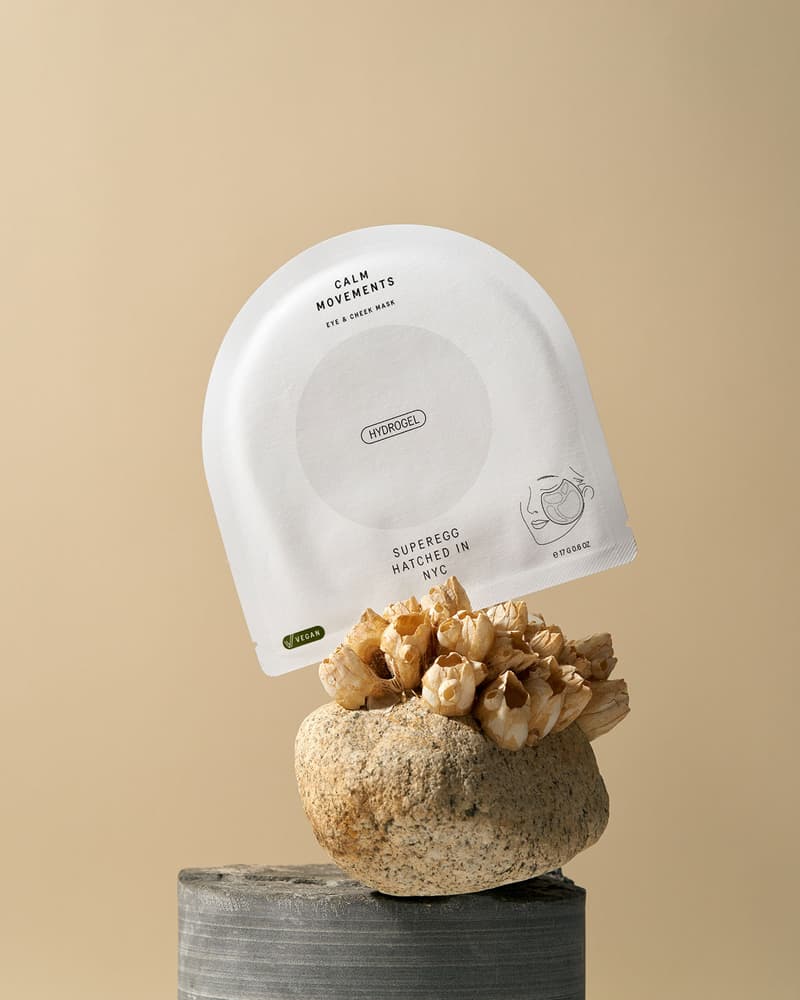 SUPEREGG Launches Calm Movements Eye & Cheek Mask | Hypebae