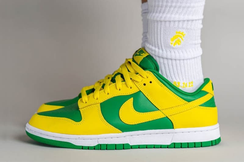Nike Dunk Low "Reverse Brazil" Images, Release | Hypebae