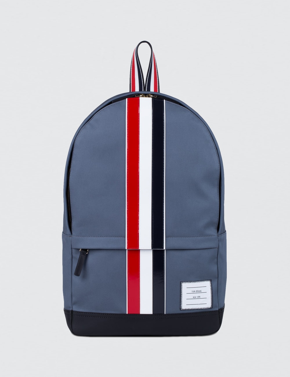 Thom Browne - Mackintosh Backpack with RWB Leather Stripe | HBX