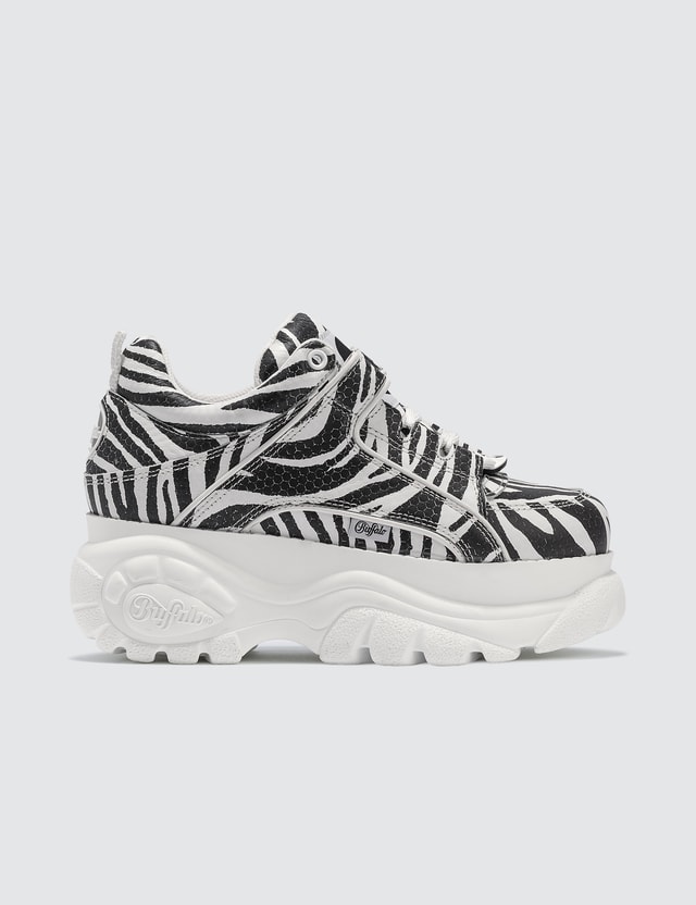 Buffalo London - Buffalo Classic Zebra Low-top Platform Sneakers | HBX