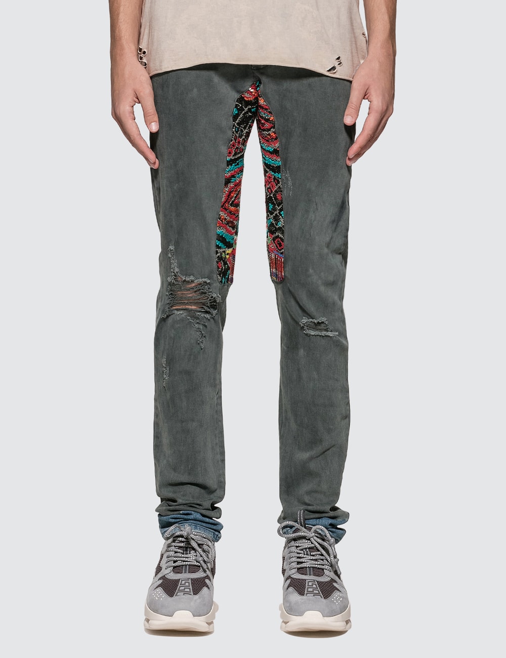 Alchemist - Nido Jacquard and Dip Dyed Jeans | HBX